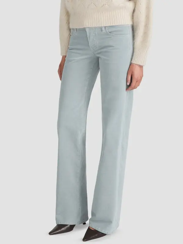 FRAME Straight-leg Corduroy Pants