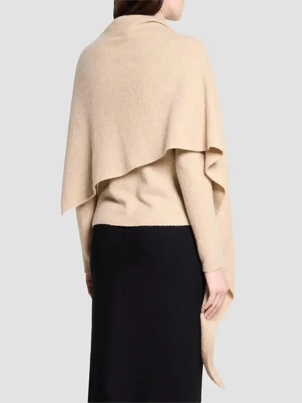 Theory Astor Wool Blend Scarf Top