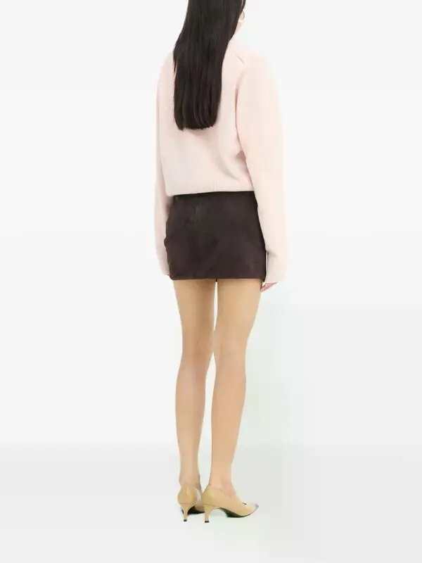 ROTATE BY BIRGER CHRISTENSEN Logo-patch Wool Sweater