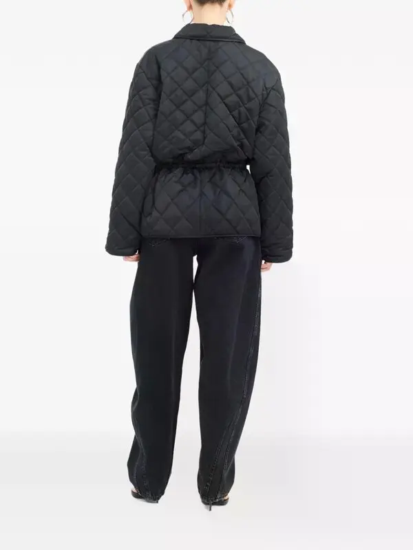 ROTATE BY BIRGER CHRISTENSEN Quilted Peplum Jacket