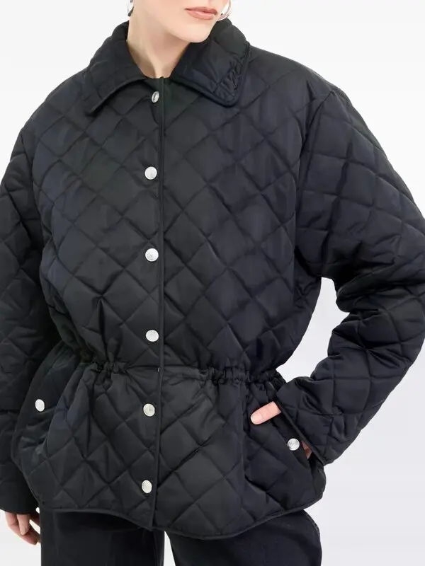 ROTATE BY BIRGER CHRISTENSEN Quilted Peplum Jacket