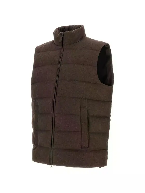 Herno Quilted Cashmere-silk Gilet