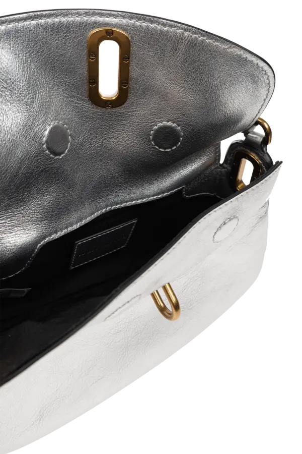 Marc Jacobs Signet Turnlock Mini’ Leather Bag