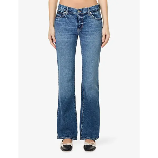 FRAME The Rodeo Low-rise Cotton Denim Jeans