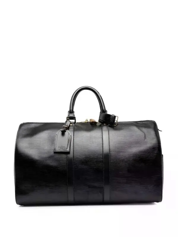 LOUIS VUITTON 1991 Epi Keepall 45 Travel Bag - Black