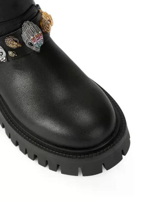 Kurt Geiger Eagles Harness Biker Boots