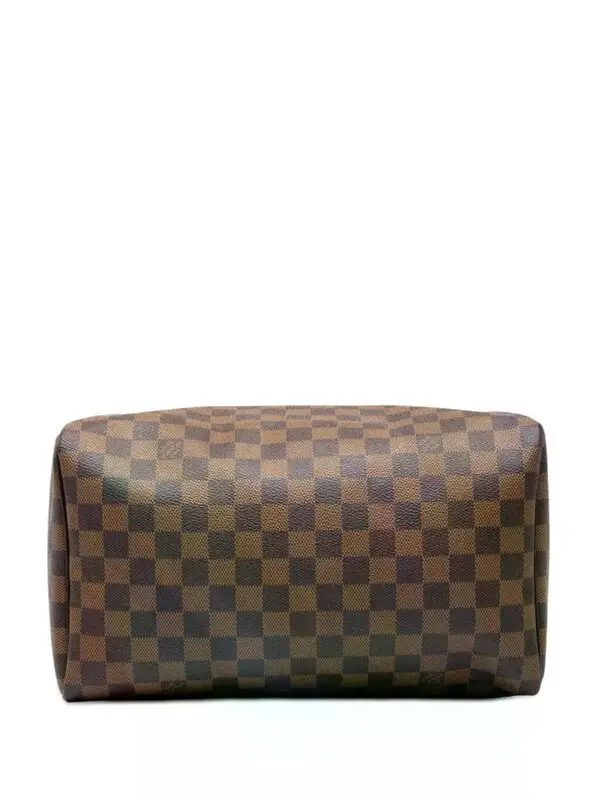 LOUIS VUITTON 2007 Damier Ebene Speedy 30 Boston Bag
