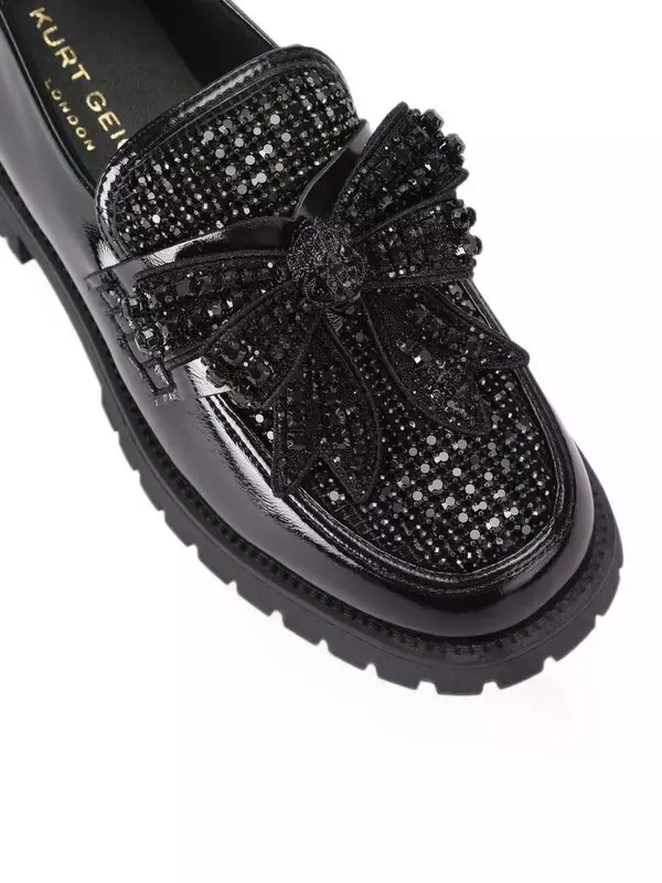 Kurt Geiger Bow Crystal Loafers