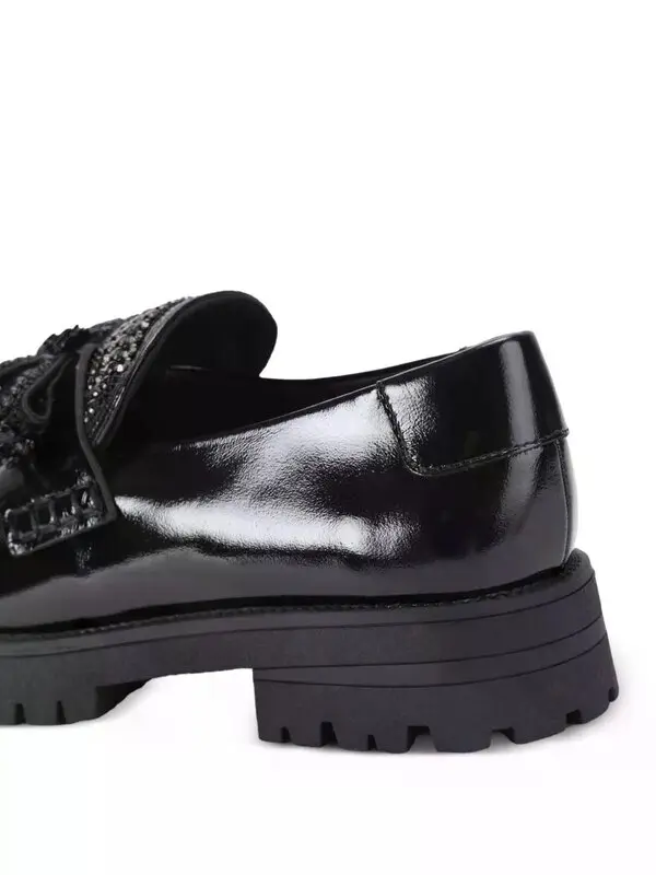 Kurt Geiger Bow Crystal Loafers