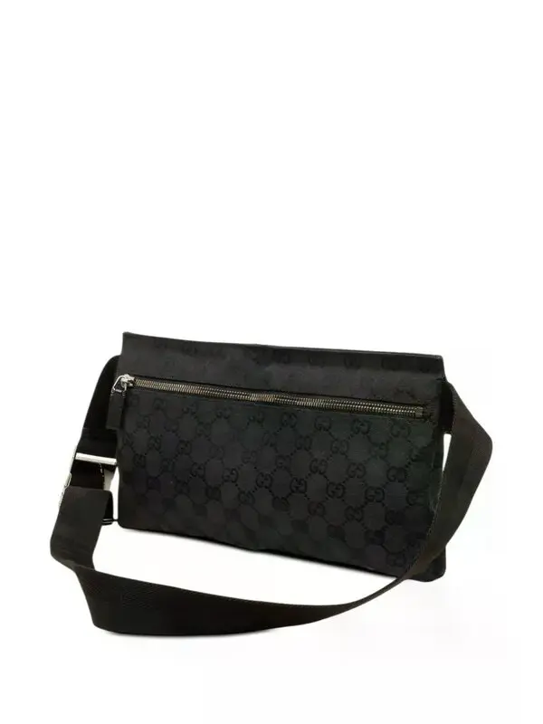 Gucci 2000-2015 Gg Canvas Double Pocket Belt Bag