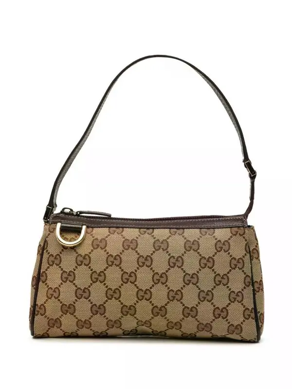 Gucci 2000-2015 Gg Canvas Abbey D Ring Pochette Handbag