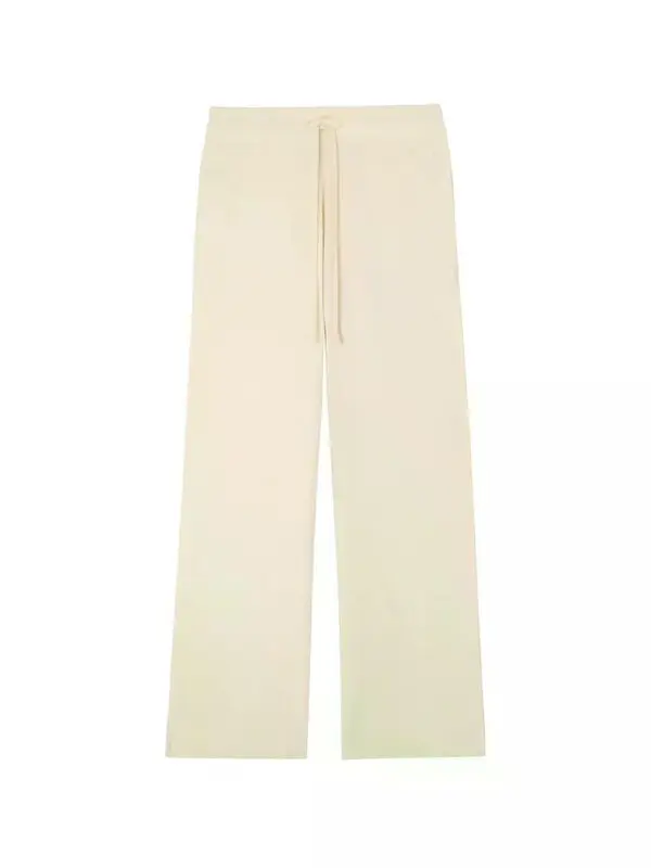 Burberry Cashmere Silk Blend Track Pants - Neutrals