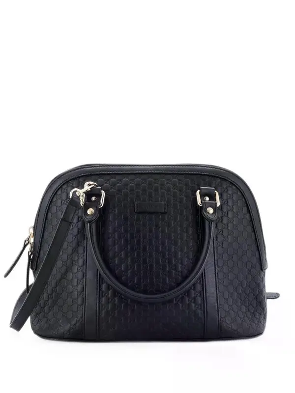 Gucci Convertible Dome Microguccissima Leather Medium Satchel