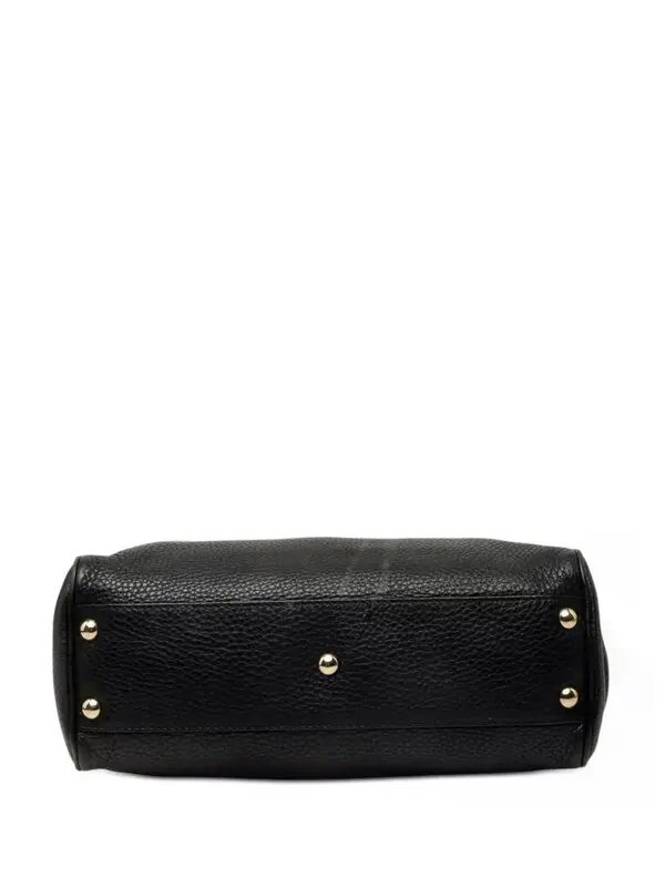 Gucci 2016-2026 Small Calfskin Bamboo Shopper Satchel