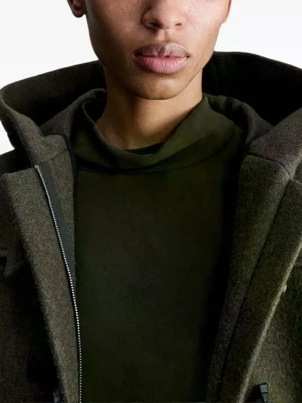 A.p.c. Khaki Recycled Wool Duffle Coat