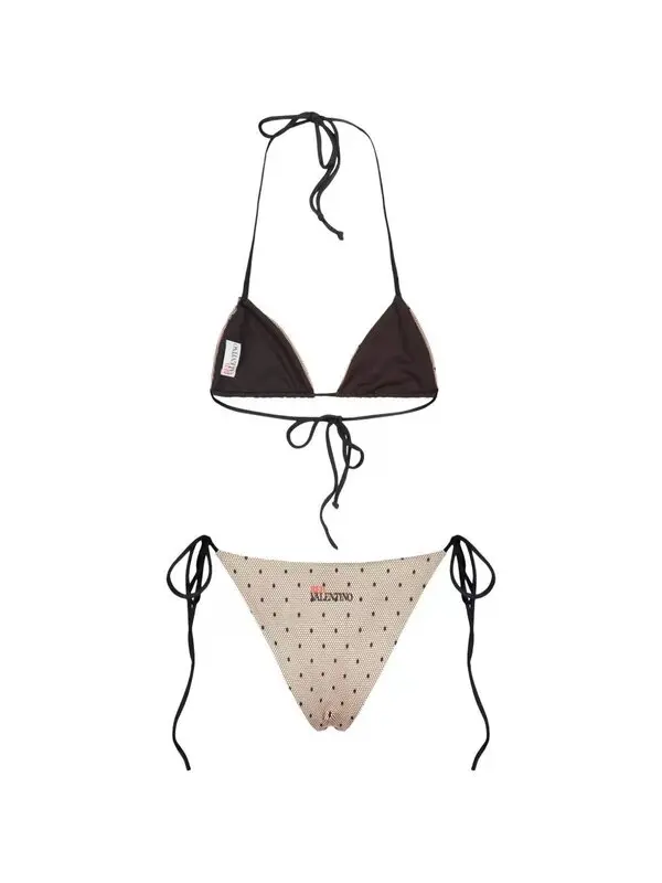 Red Valentino Polka-dot Bikini