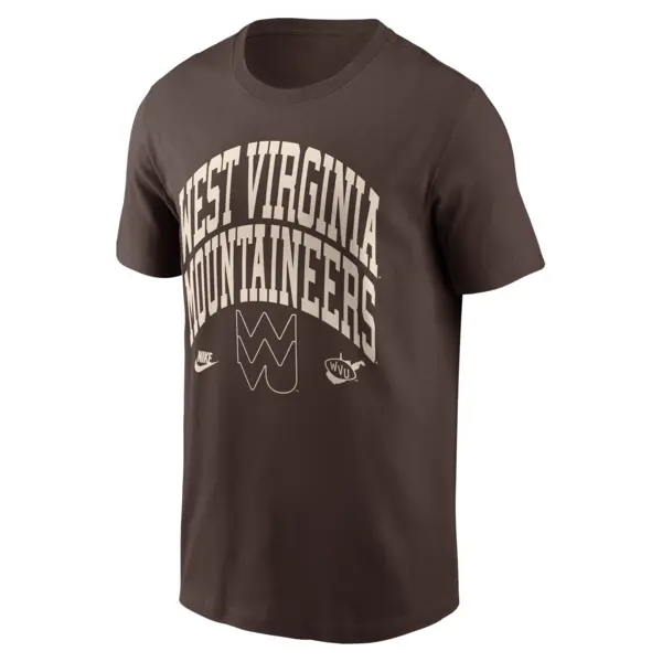 Nike West Virginia Bold College T-shirt - Brown