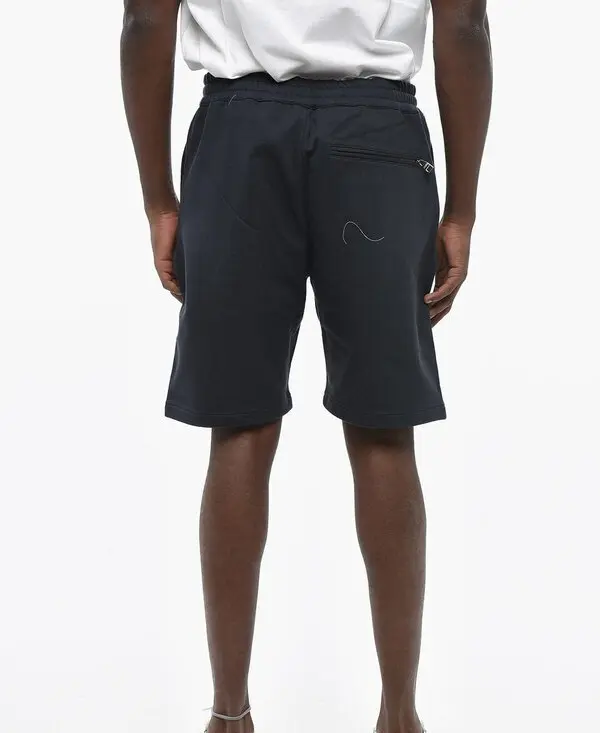 Alexander McQueen Elastic-waist Shorts With Printed Logo