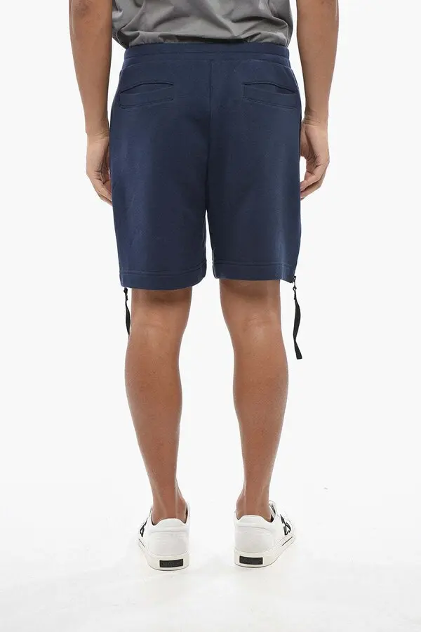 N.21 Side-zip Embossed Logo Shorts