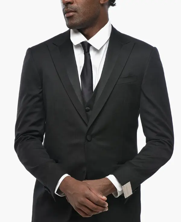 Corneliani Three-piece Silk-blend Suit