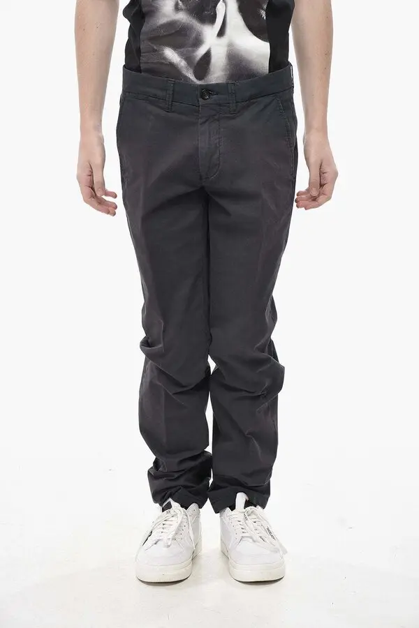 Corneliani Logo-patch Chino Trousers