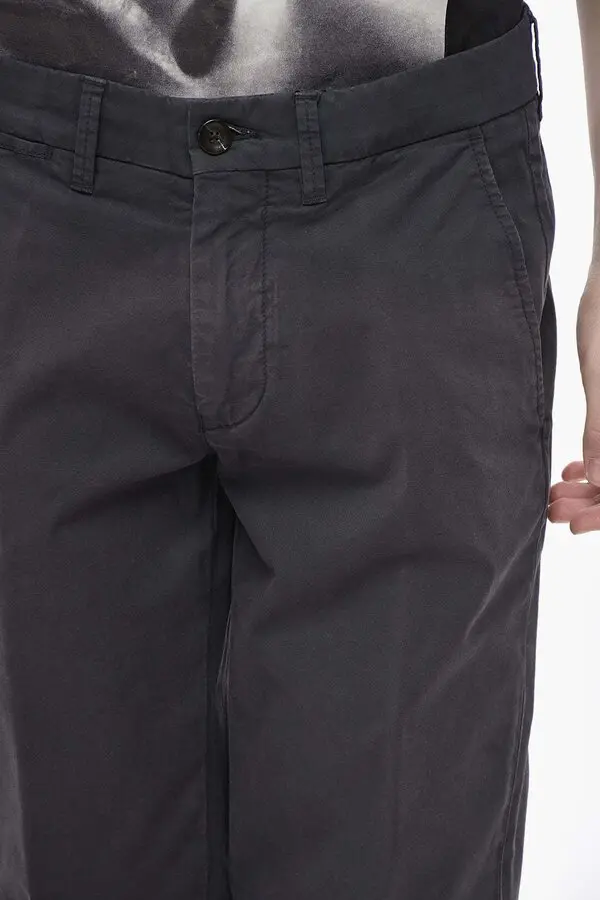 Corneliani Logo-patch Chino Trousers