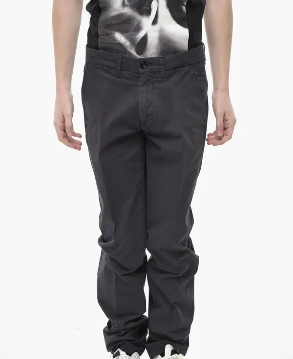Corneliani Logo-patch Chino Trousers