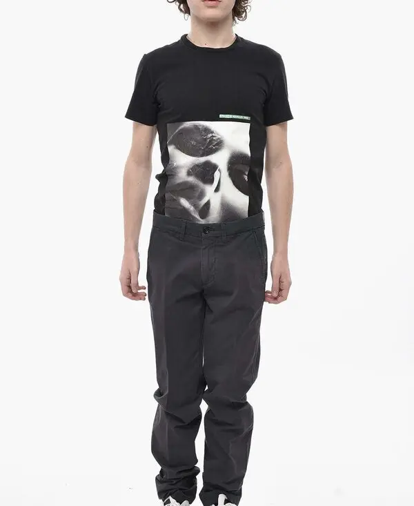 Corneliani Logo-patch Chino Trousers