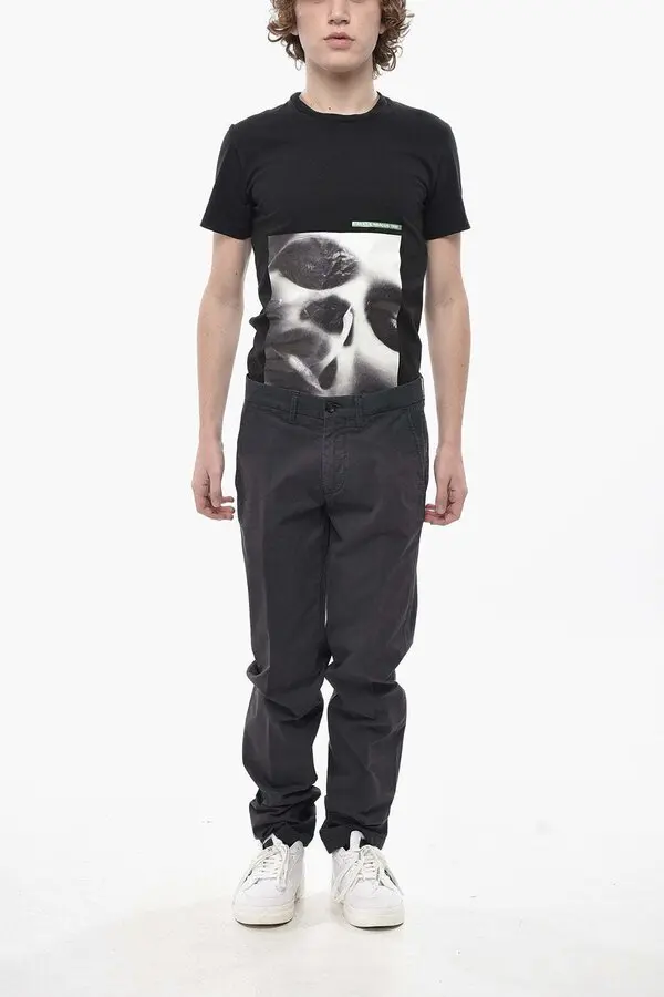 Corneliani Logo-patch Chino Trousers