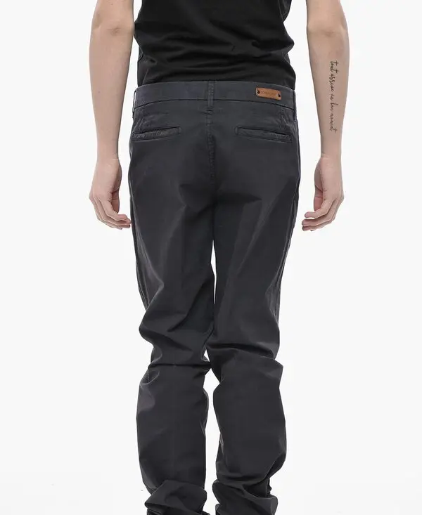 Corneliani Logo-patch Chino Trousers