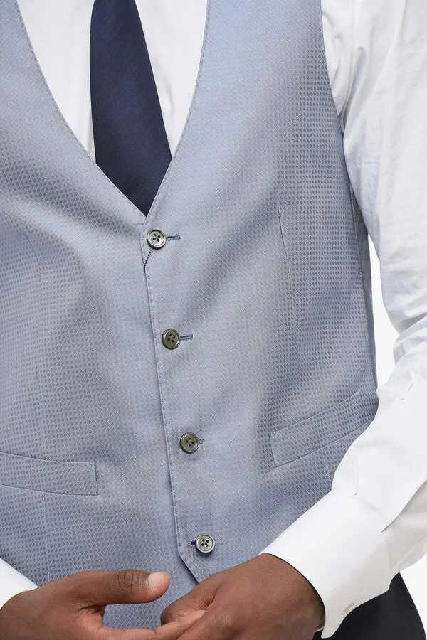 Corneliani Geometric-pattern Silk Waistcoat