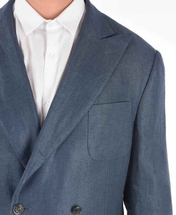 Corneliani Double-breasted Peak-lapel Blazer