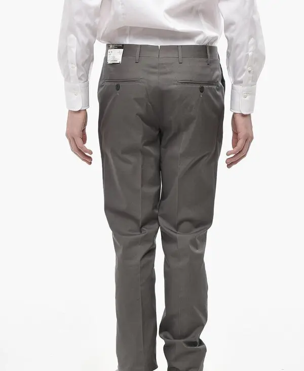 Corneliani Belt-loop Pressed-crease Trousers