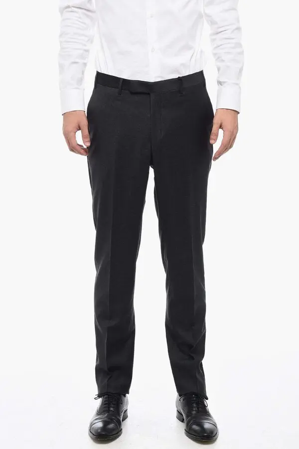 Corneliani Pressed-crease Tailored Trousers