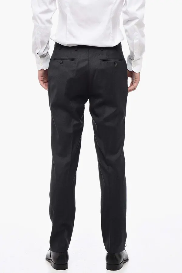 Corneliani Pressed-crease Tailored Trousers