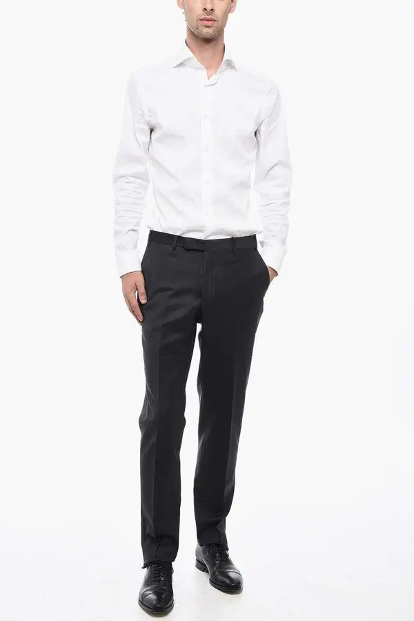 Corneliani Pressed-crease Tailored Trousers