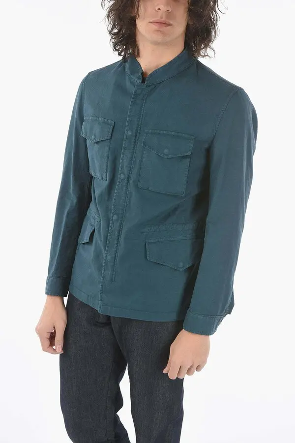 Corneliani Herringbone-twill Utility Jacket