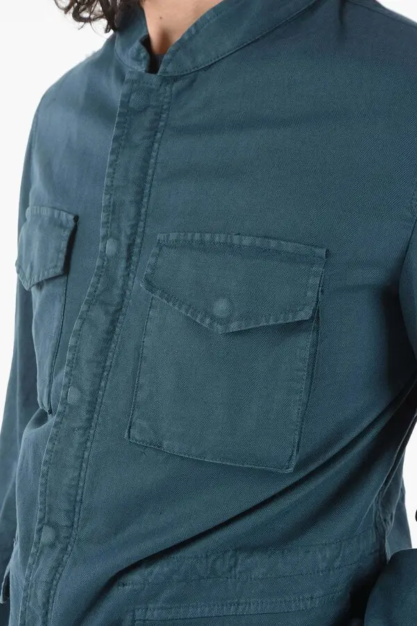 Corneliani Herringbone-twill Utility Jacket