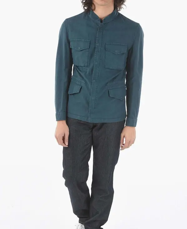 Corneliani Herringbone-twill Utility Jacket