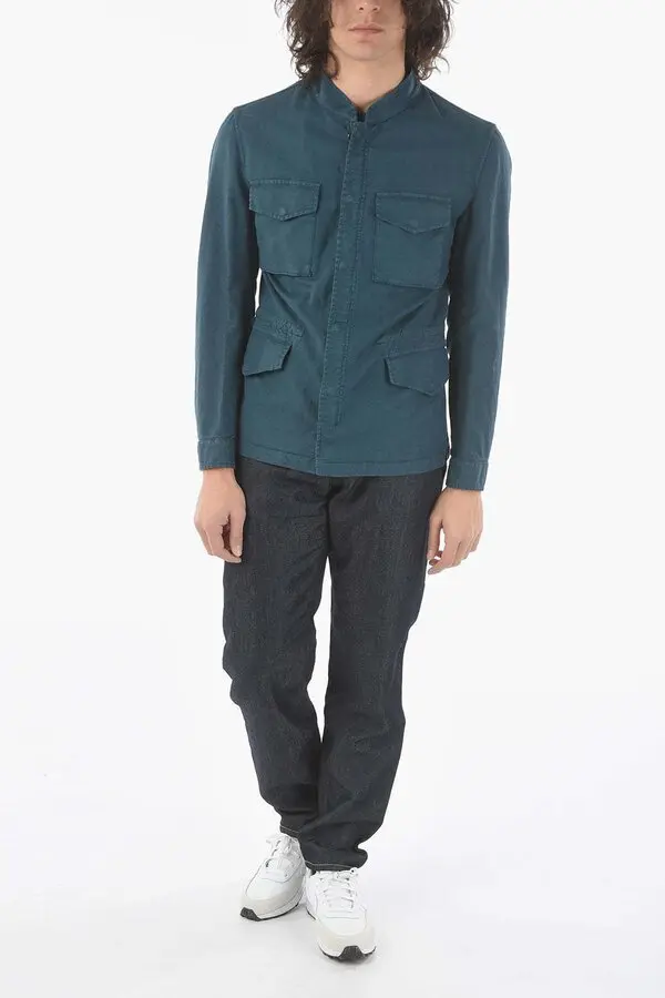 Corneliani Herringbone-twill Utility Jacket