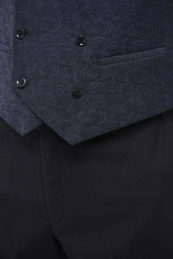 Corneliani Double-breasted Patterned Waistcoat