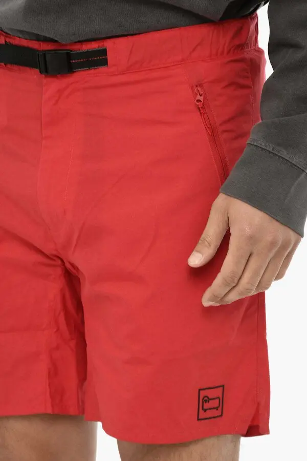 Woolrich Ranch Shorts With Industrial Belt