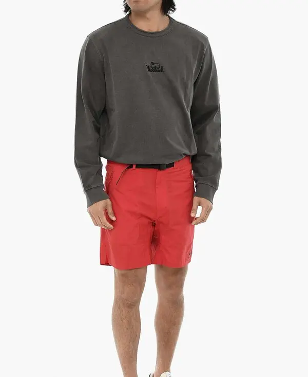 Woolrich Ranch Shorts With Industrial Belt
