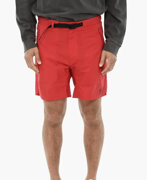 Woolrich Ranch Shorts With Industrial Belt