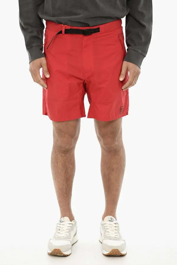 Woolrich Ranch Shorts With Industrial Belt