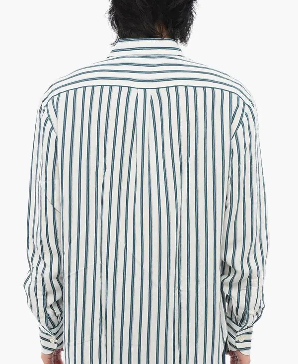 PT TORINO Striped Shirt With Double Chest Pockets