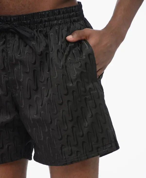 Nike All-over Embroidered Logo Swim Shorts