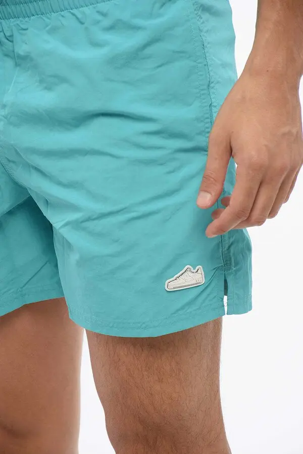 Nike Sneaker-patch Drawstring Swim Shorts