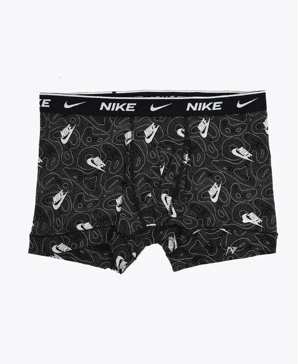 Nike Logo Elastic Waistband Boxer Briefs 3-pack