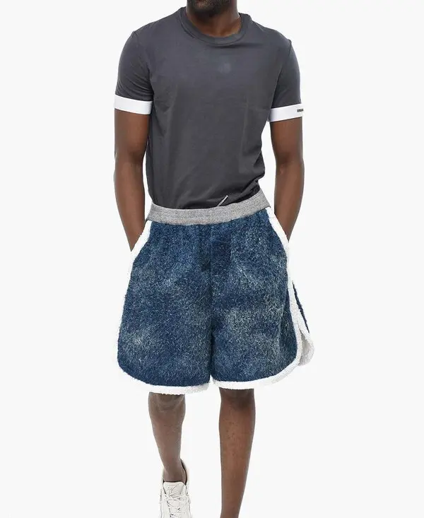 Dsquared2 Faded-effect Textured Shorts